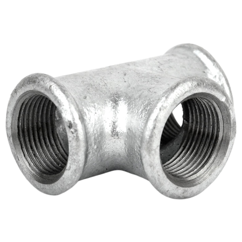 Te / T igual hembra de hierro fundido galvanizada - Accesorio de ...